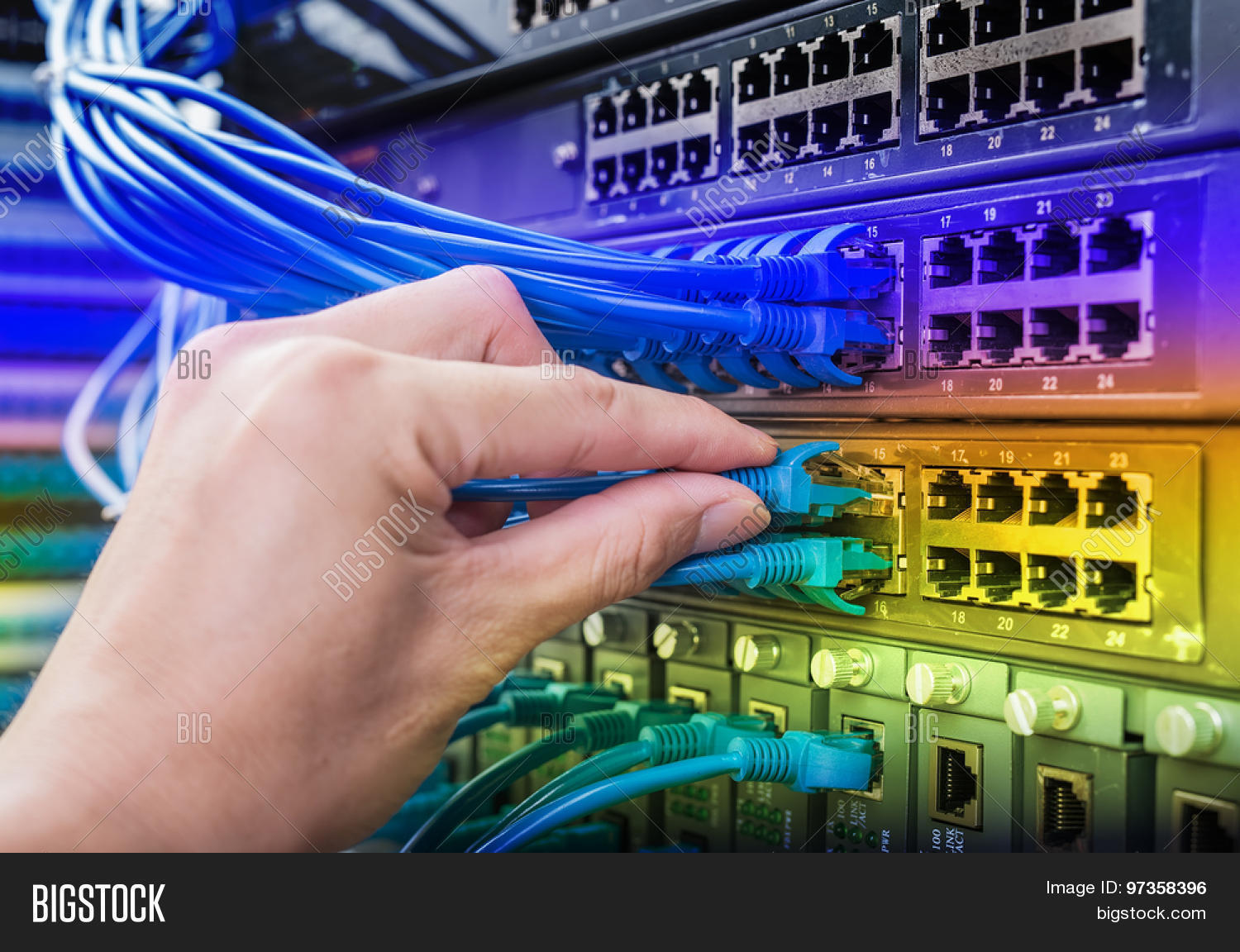 Hand Network Cables Image & Photo (Free Trial) | Bigstock