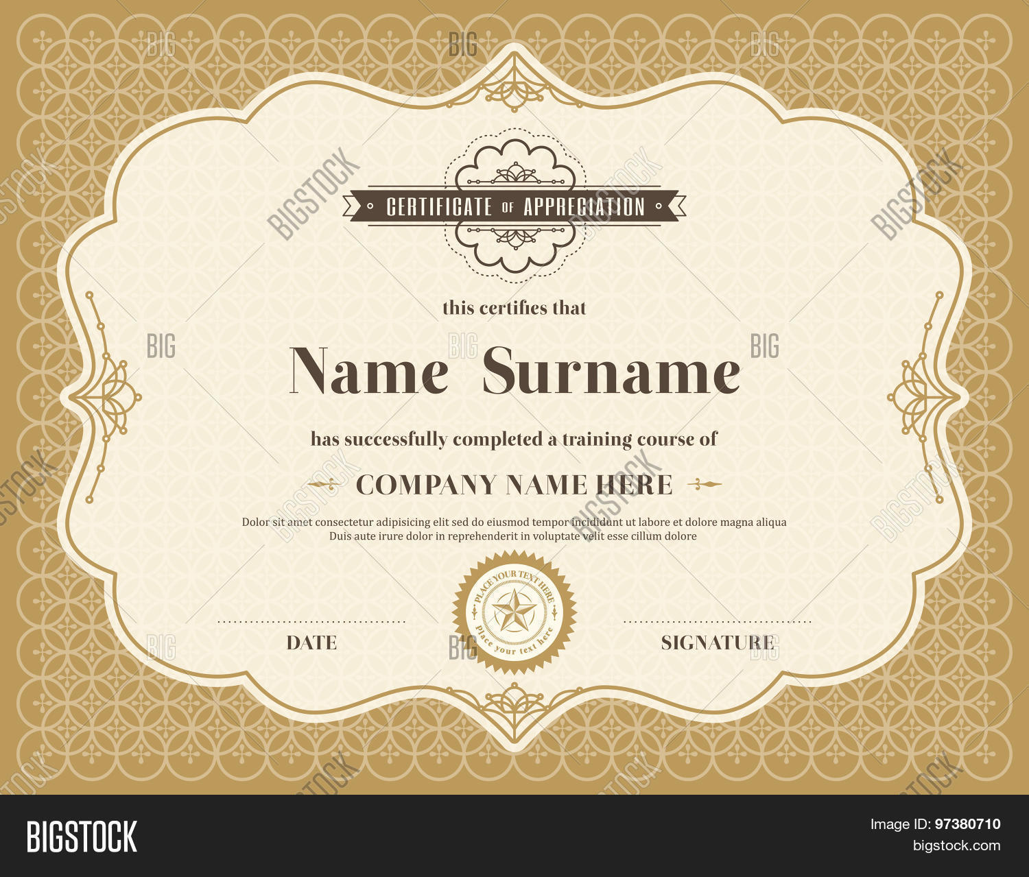 Vintage Retro Frame Vector & Photo (Free Trial) | Bigstock