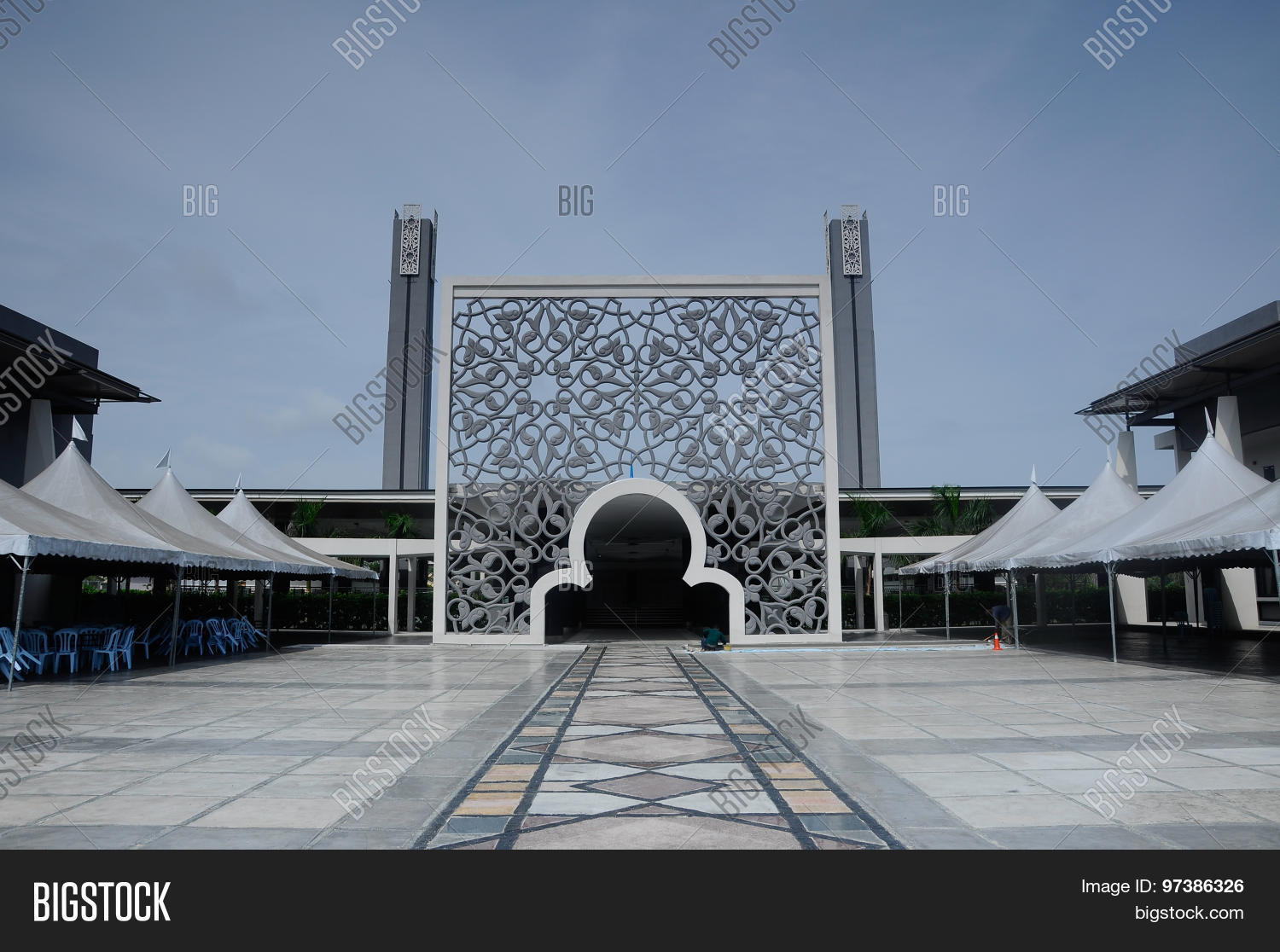 Puncak Alam Mosque Image Photo Free Trial Bigstock