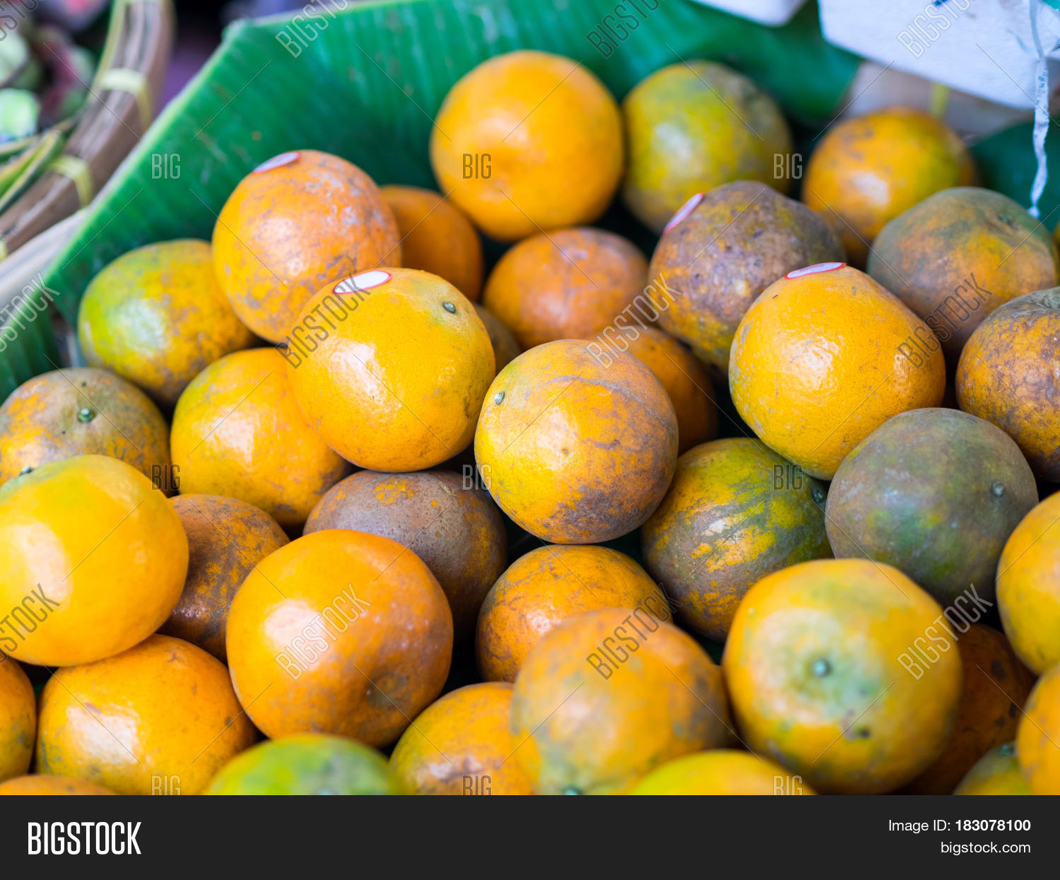 Fresh Oranges Market Image & Photo (Free Trial) | Bigstock