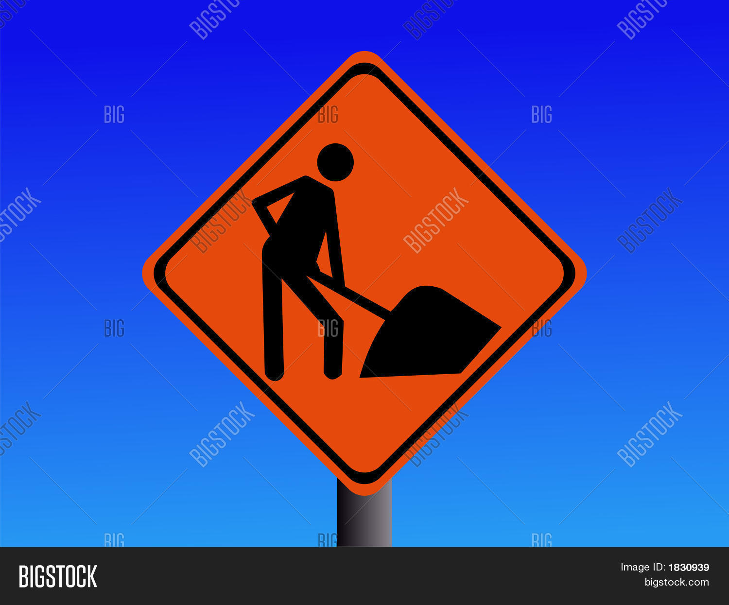 Construction Sign Image & Photo (Free Trial) | Bigstock