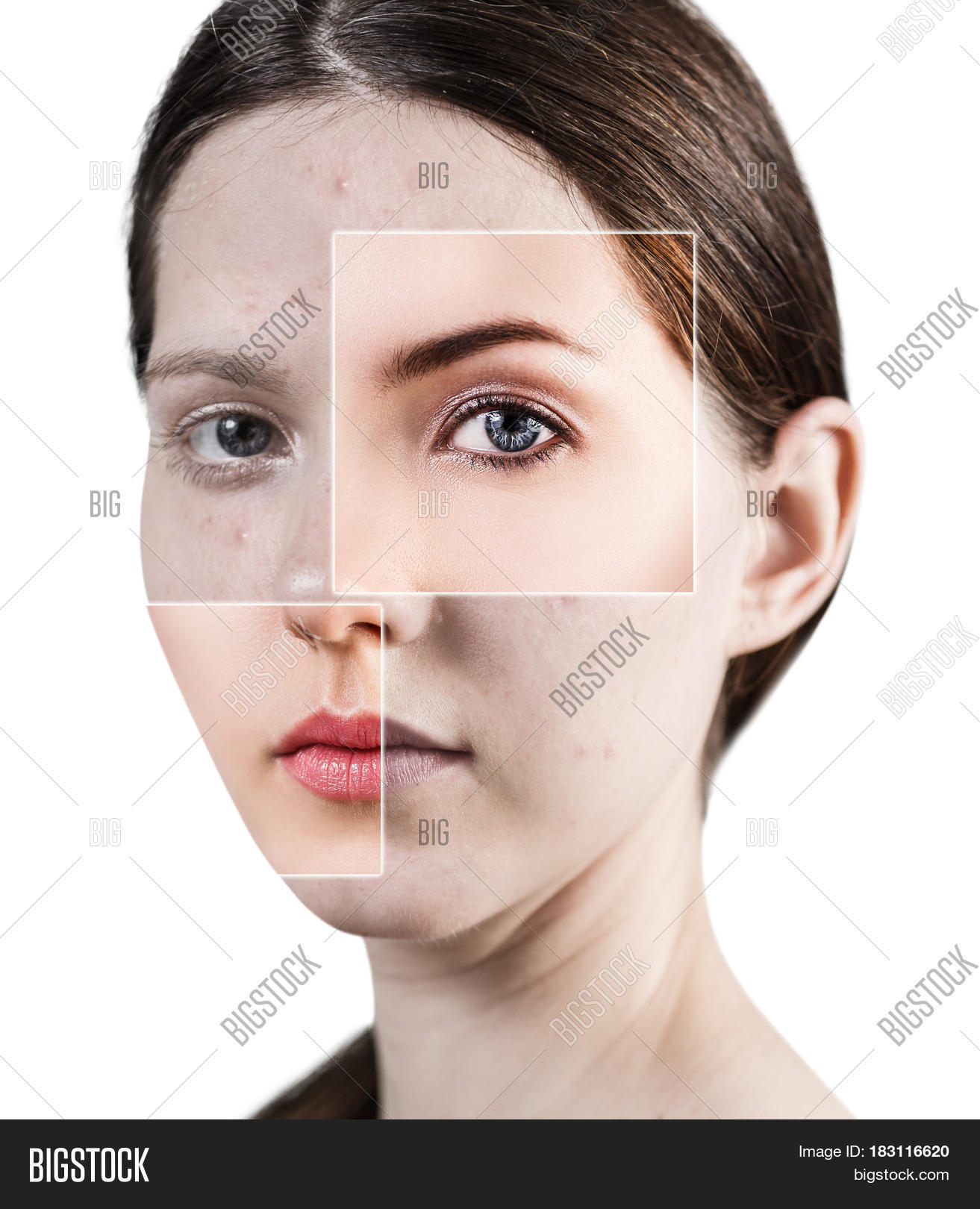 Collage Parts Woman's Image & Photo (Free Trial) | Bigstock