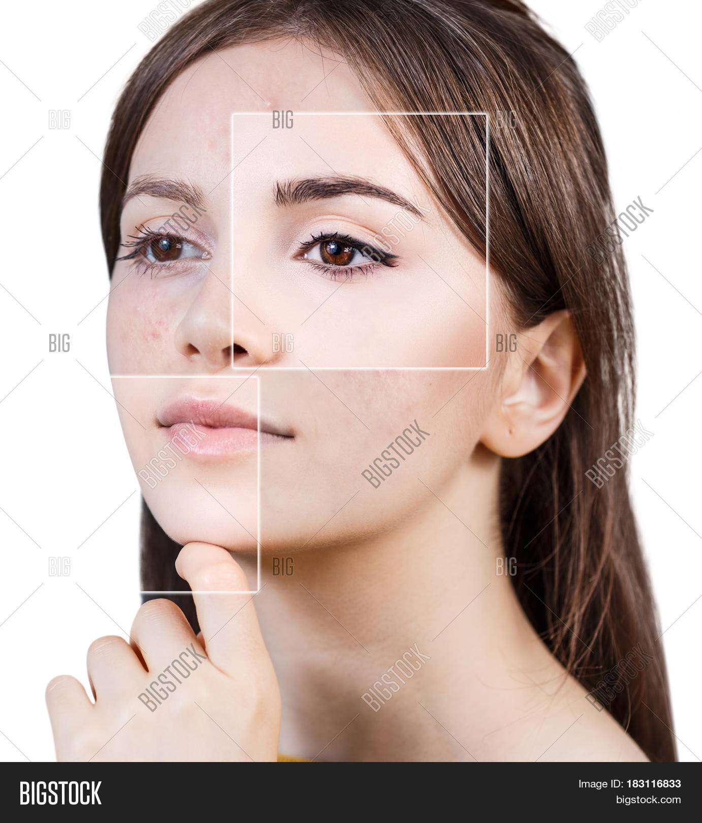 Collage Parts Woman's Image & Photo (Free Trial) | Bigstock
