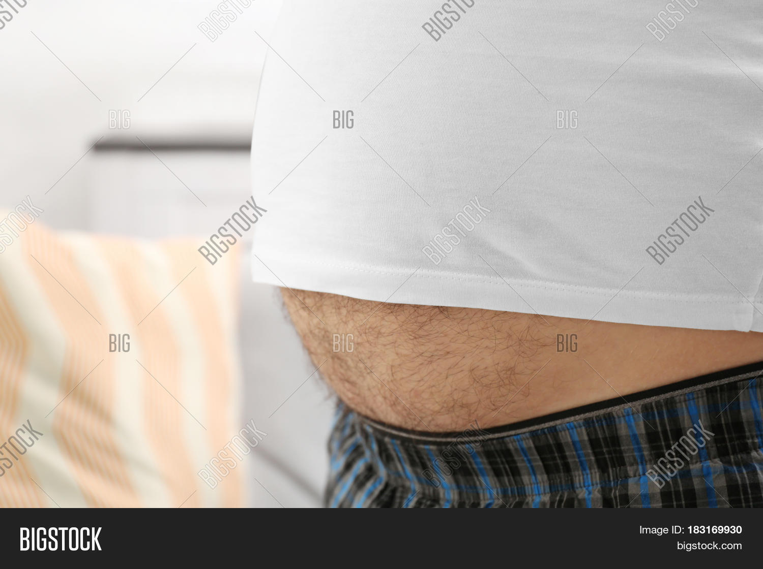 Man Big Beer Belly Image & Photo (Free Trial) | Bigstock