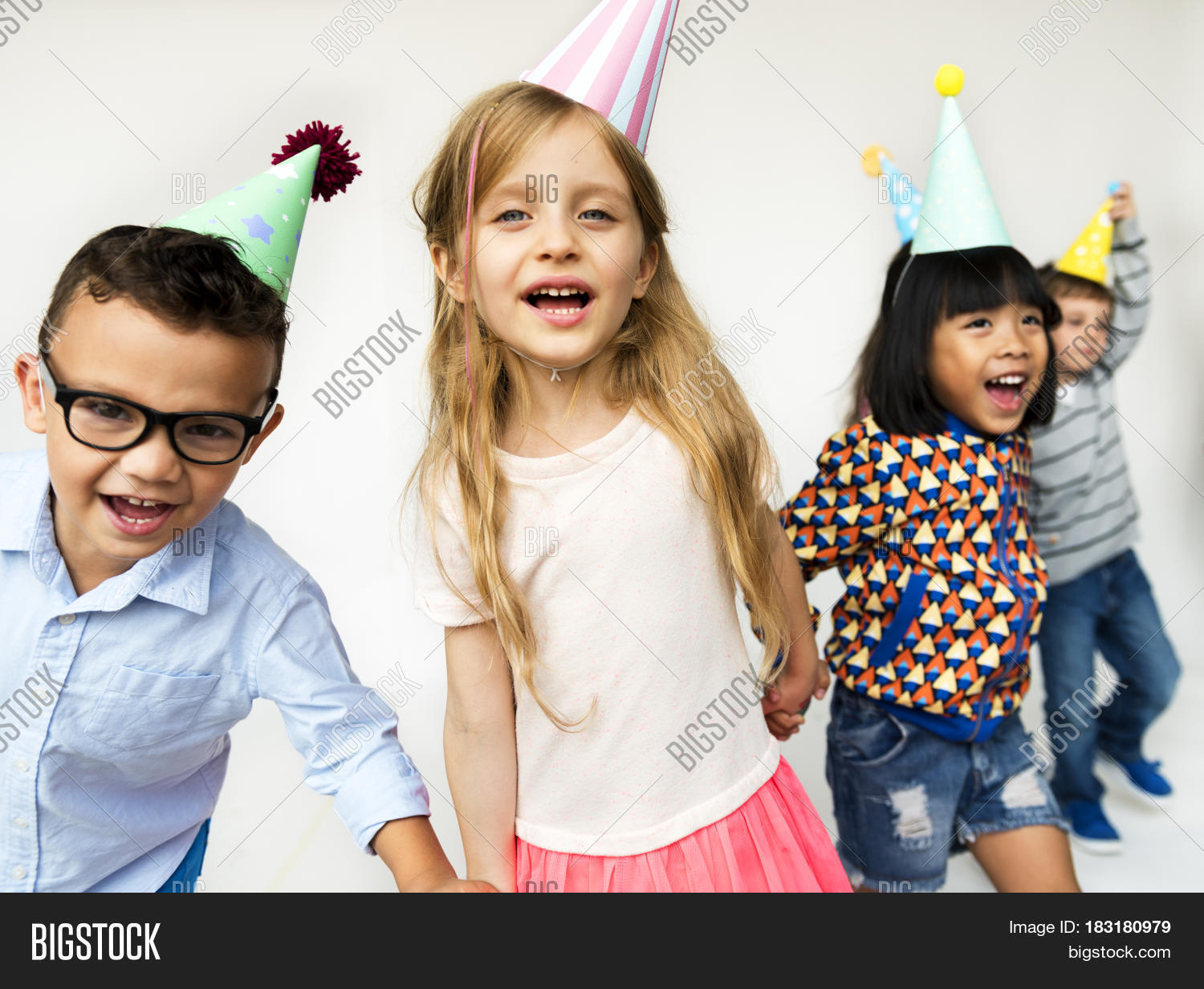 Group Kids Celebrate Image & Photo (Free Trial) | Bigstock