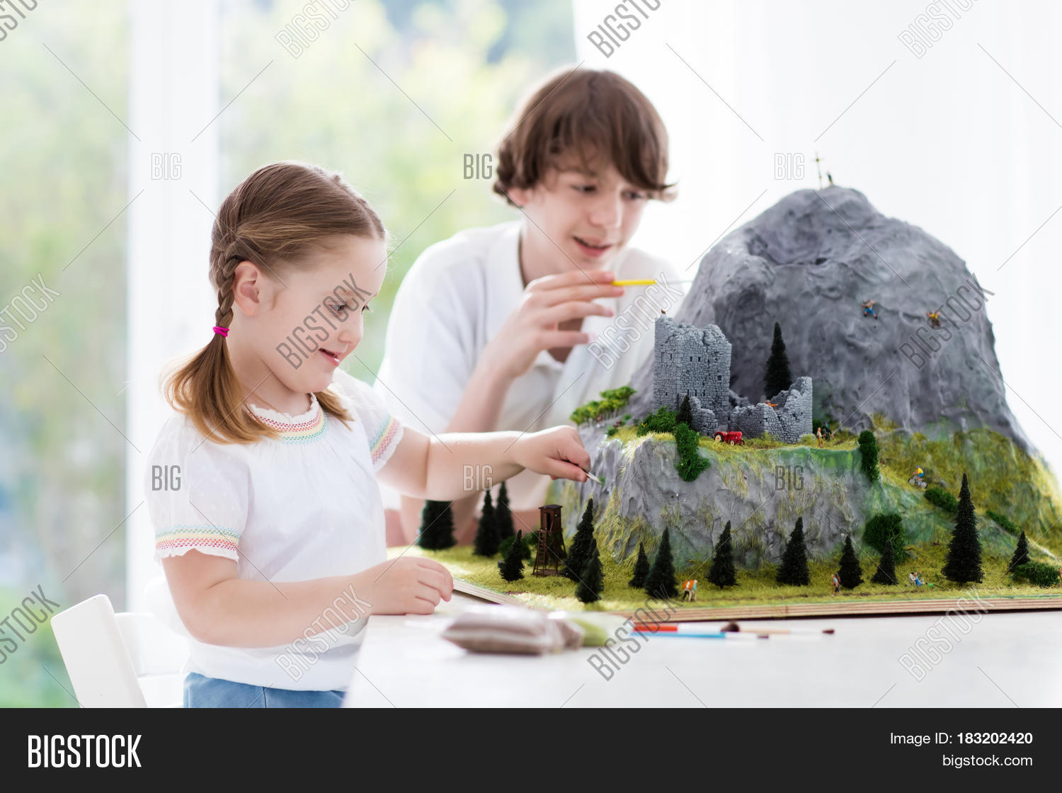 Children Work On Model Image & Photo (Free Trial) | Bigstock