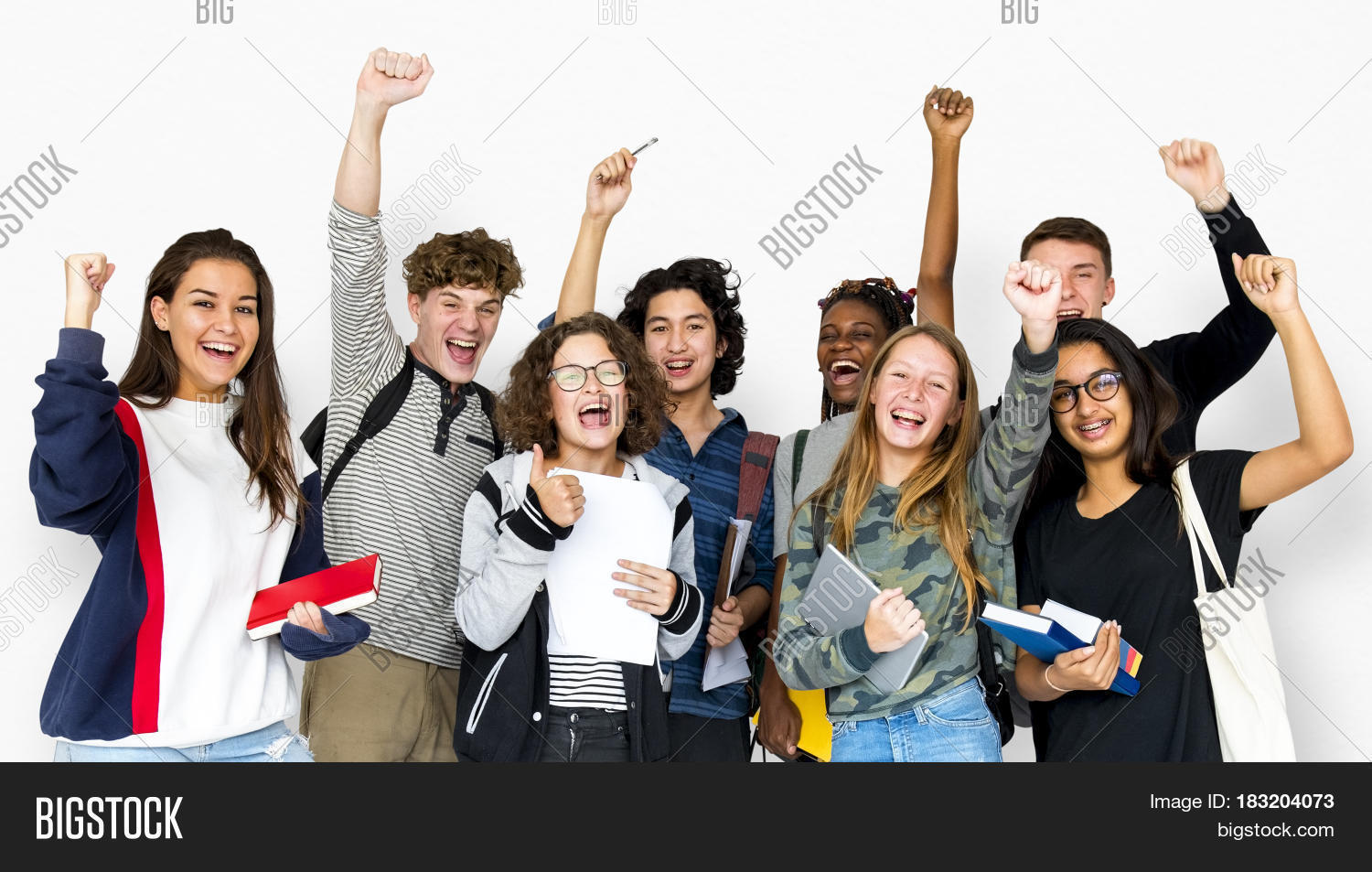 Group Students Smiling Image & Photo (Free Trial) | Bigstock