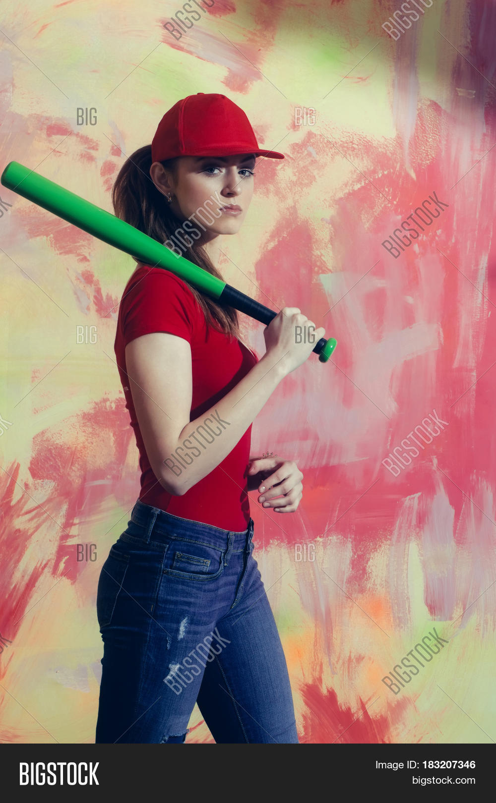 Pretty Girl Red Cap Image & Photo (Free Trial) | Bigstock