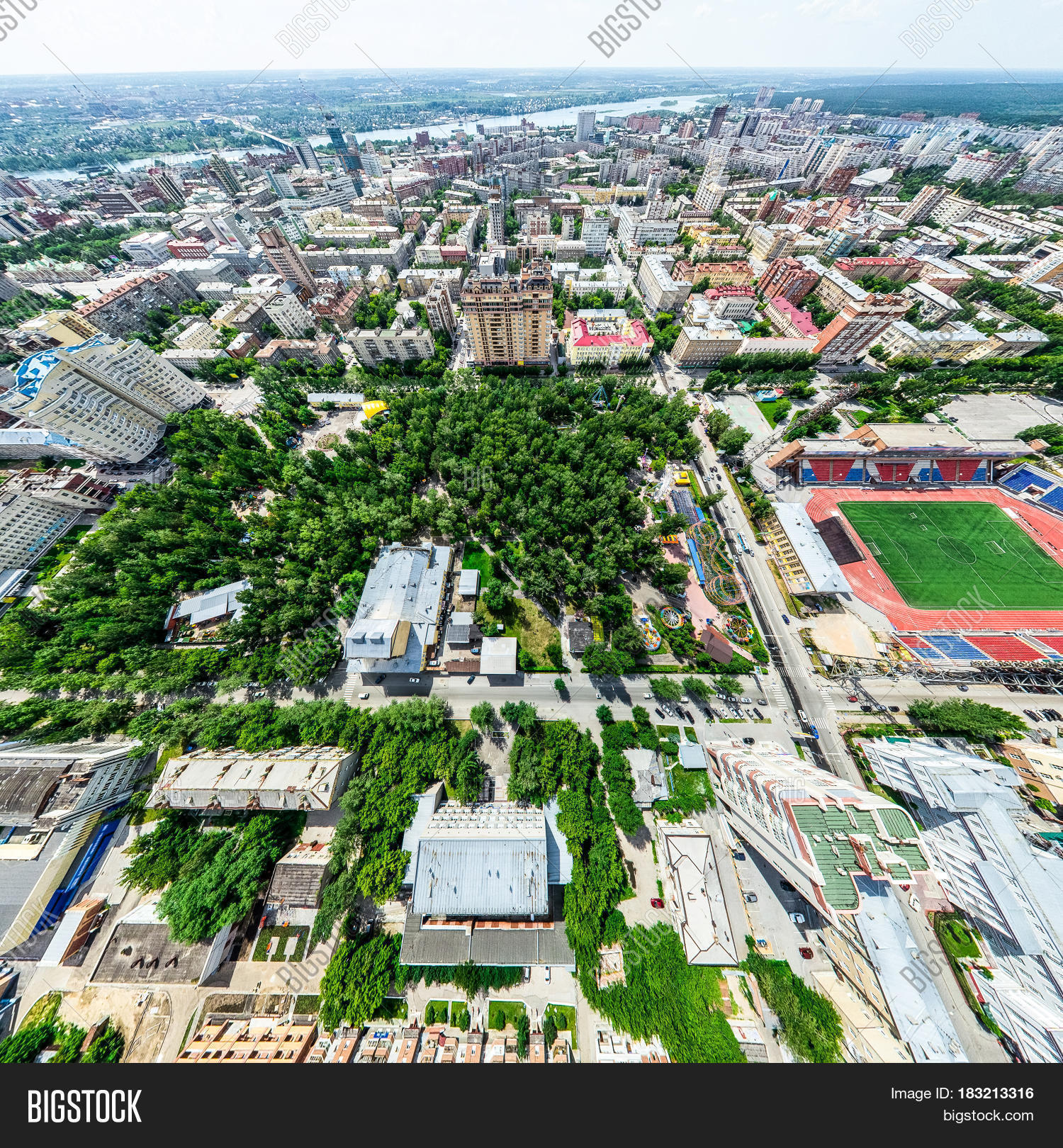Aerial City View Image & Photo (Free Trial) | Bigstock