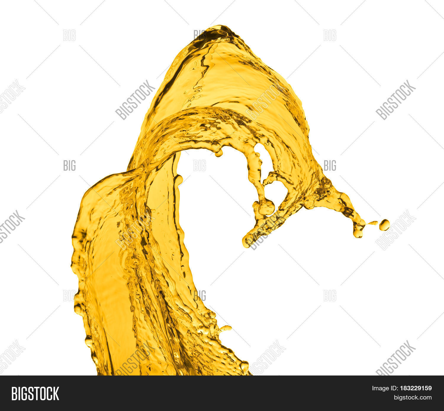 Orange Splash Isolated Image & Photo (Free Trial) | Bigstock