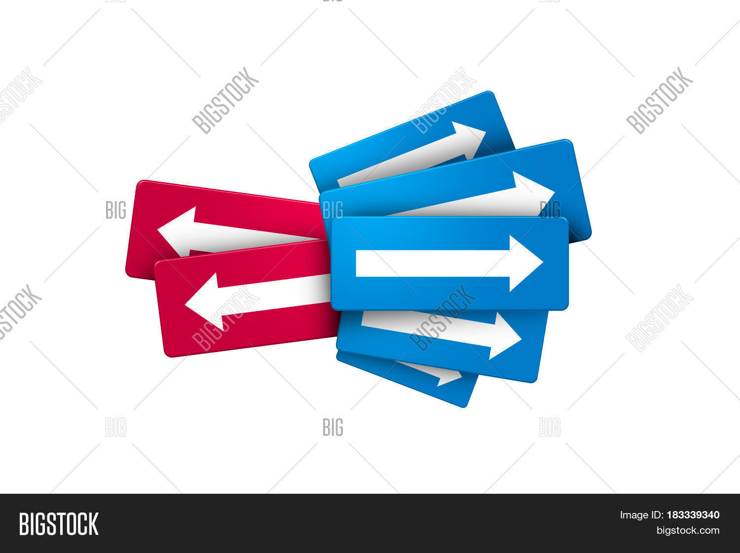 Opposite Direction Image & Photo (Free Trial) | Bigstock