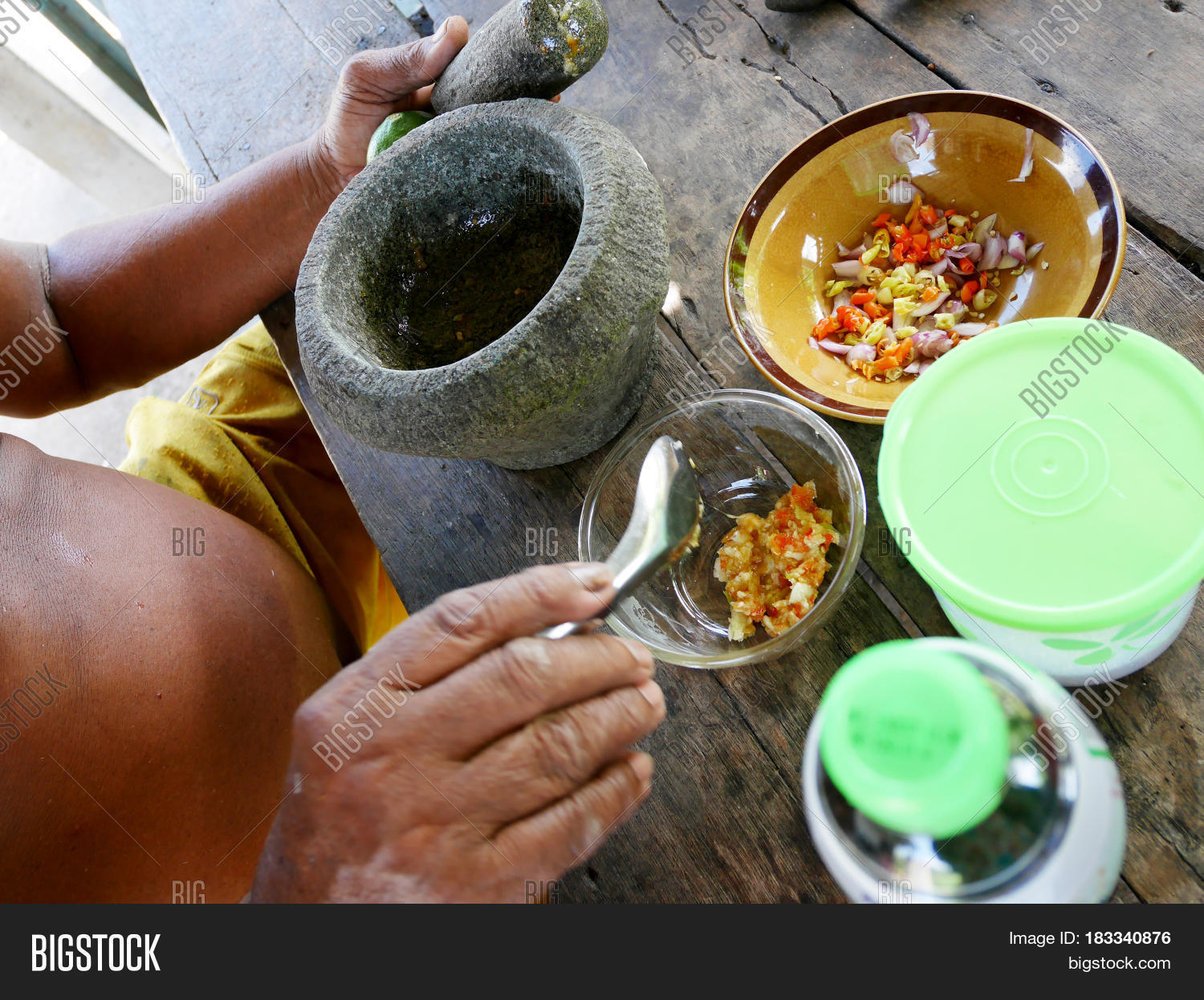 Thai Fat Man Older Image & Photo (Free Trial) | Bigstock