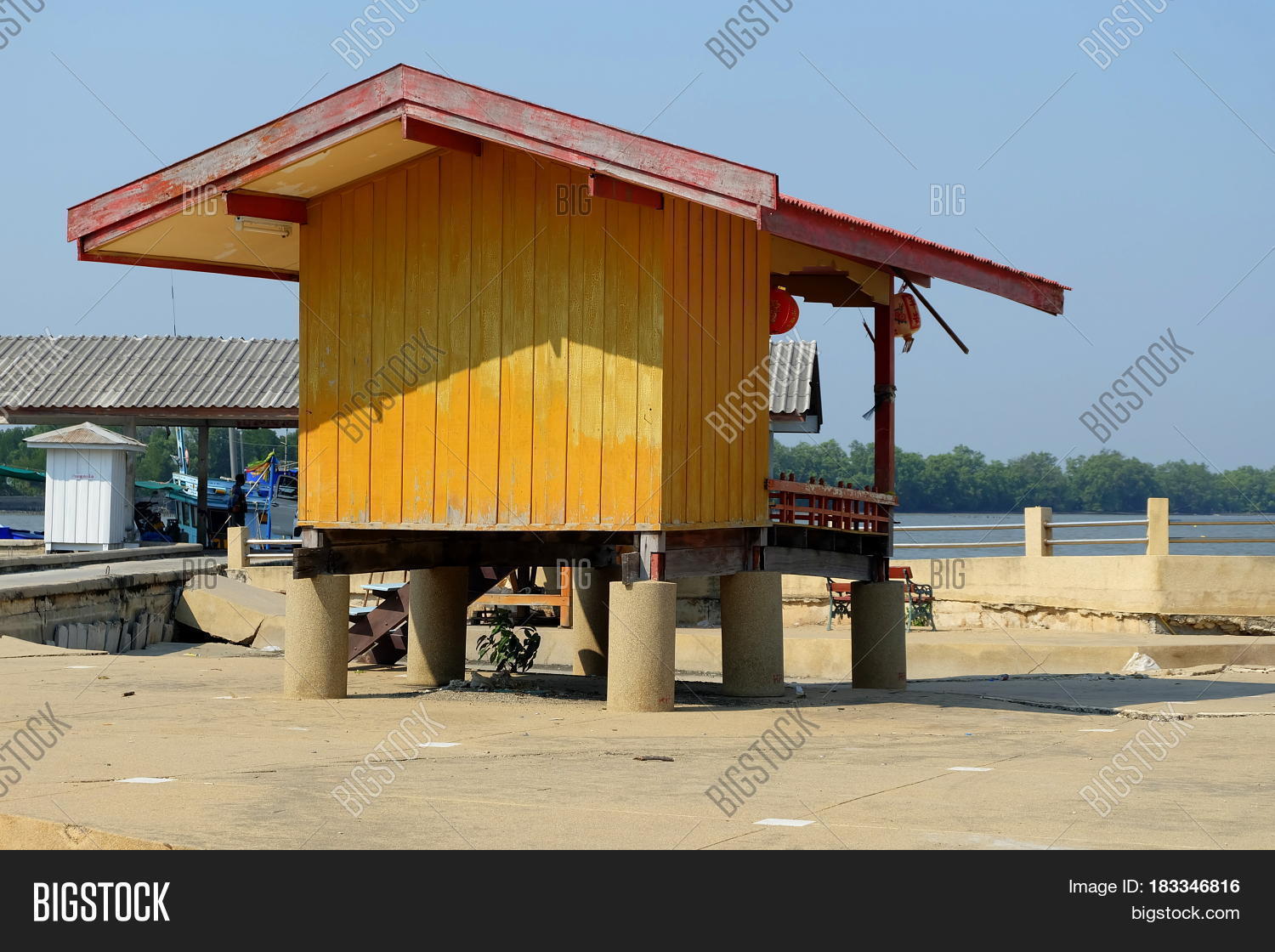 Yellow Wooden Hut Image & Photo (Free Trial) | Bigstock