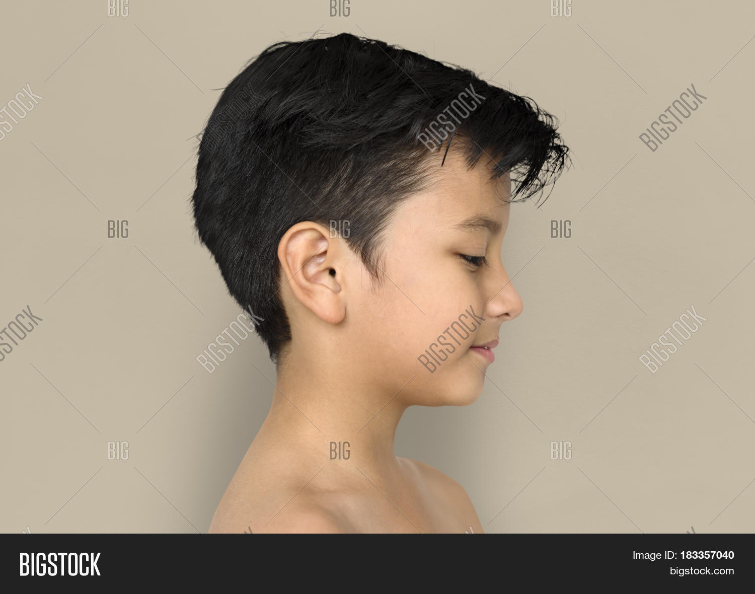 Little Boy Side View Image & Photo (Free Trial) | Bigstock