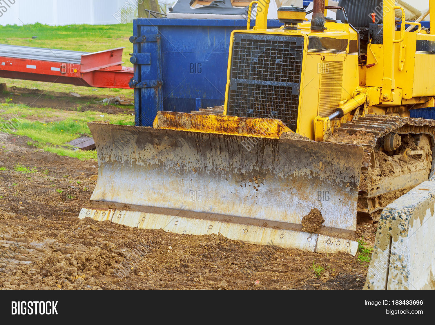 Tractor Digger, Heavy Image & Photo (Free Trial) | Bigstock