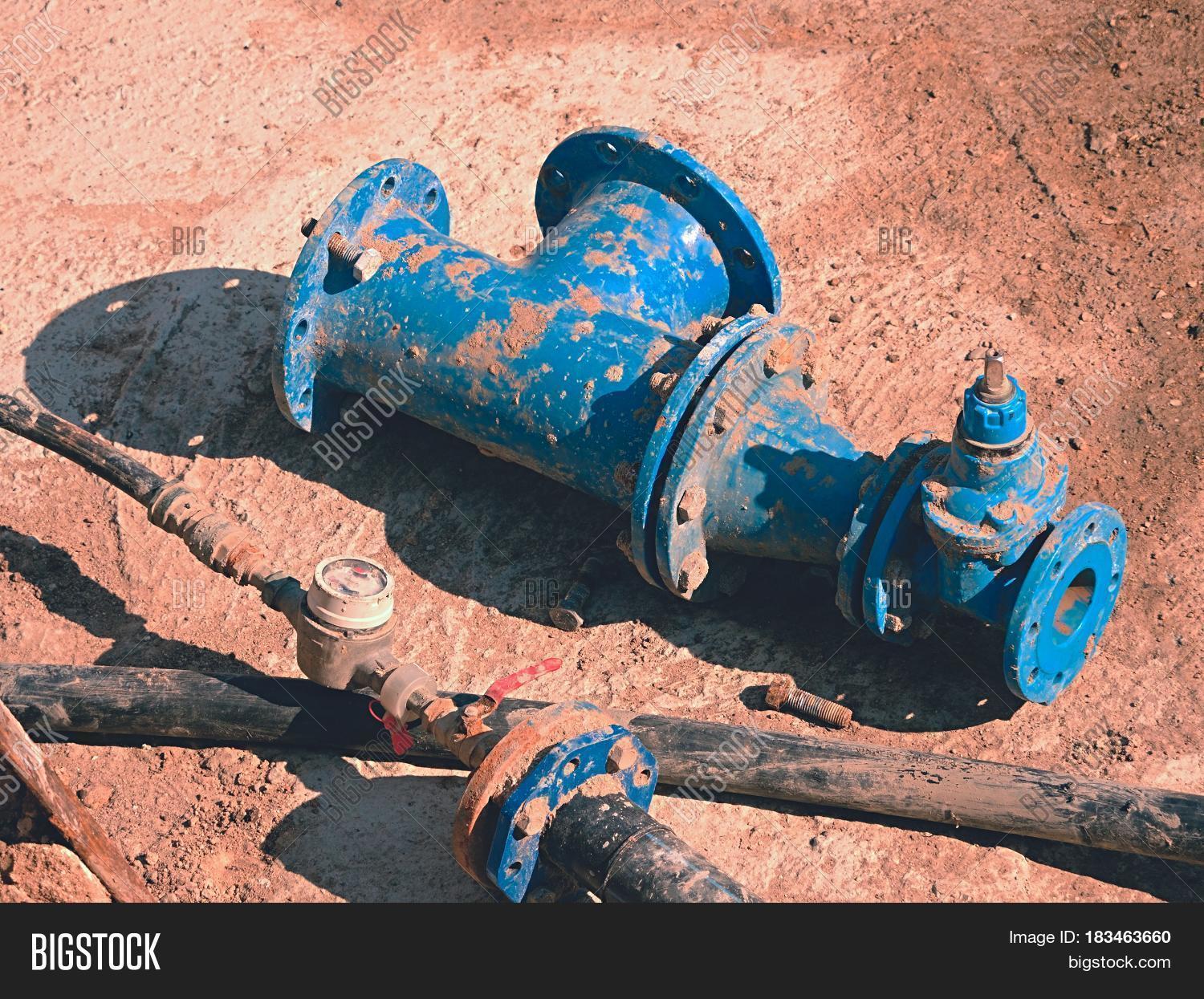 Old Drink Water Pipes Image & Photo (Free Trial) | Bigstock