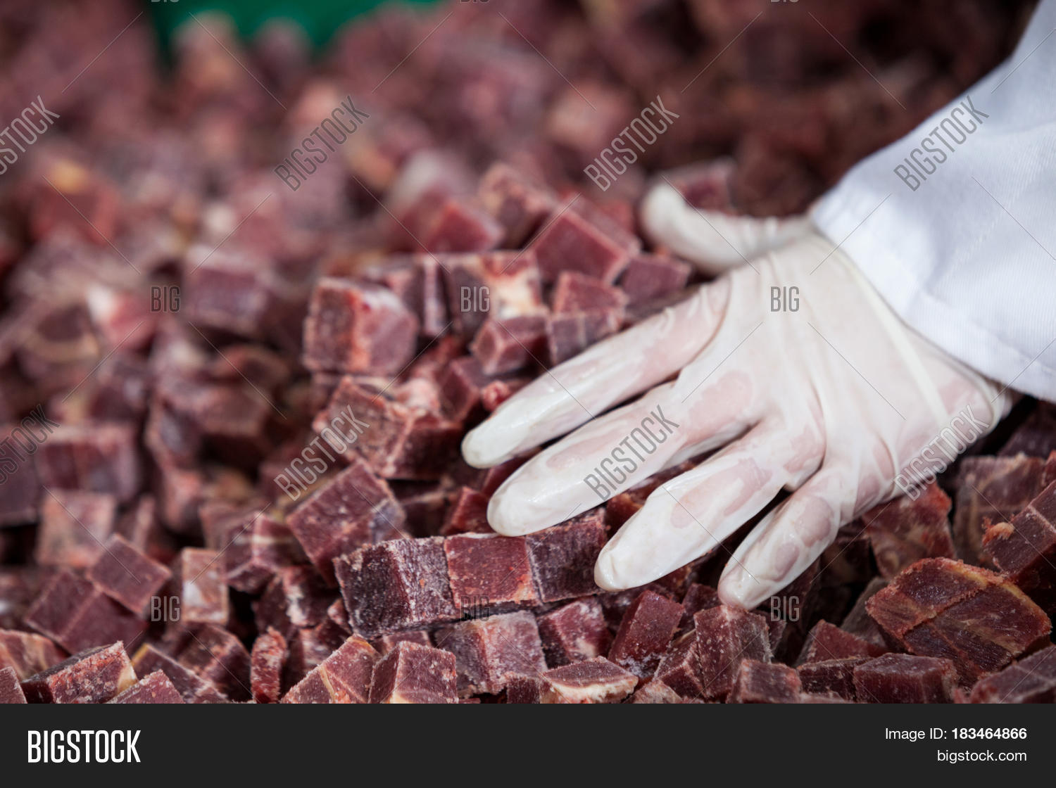 Close- Pile Meat Cube Image & Photo (Free Trial) | Bigstock