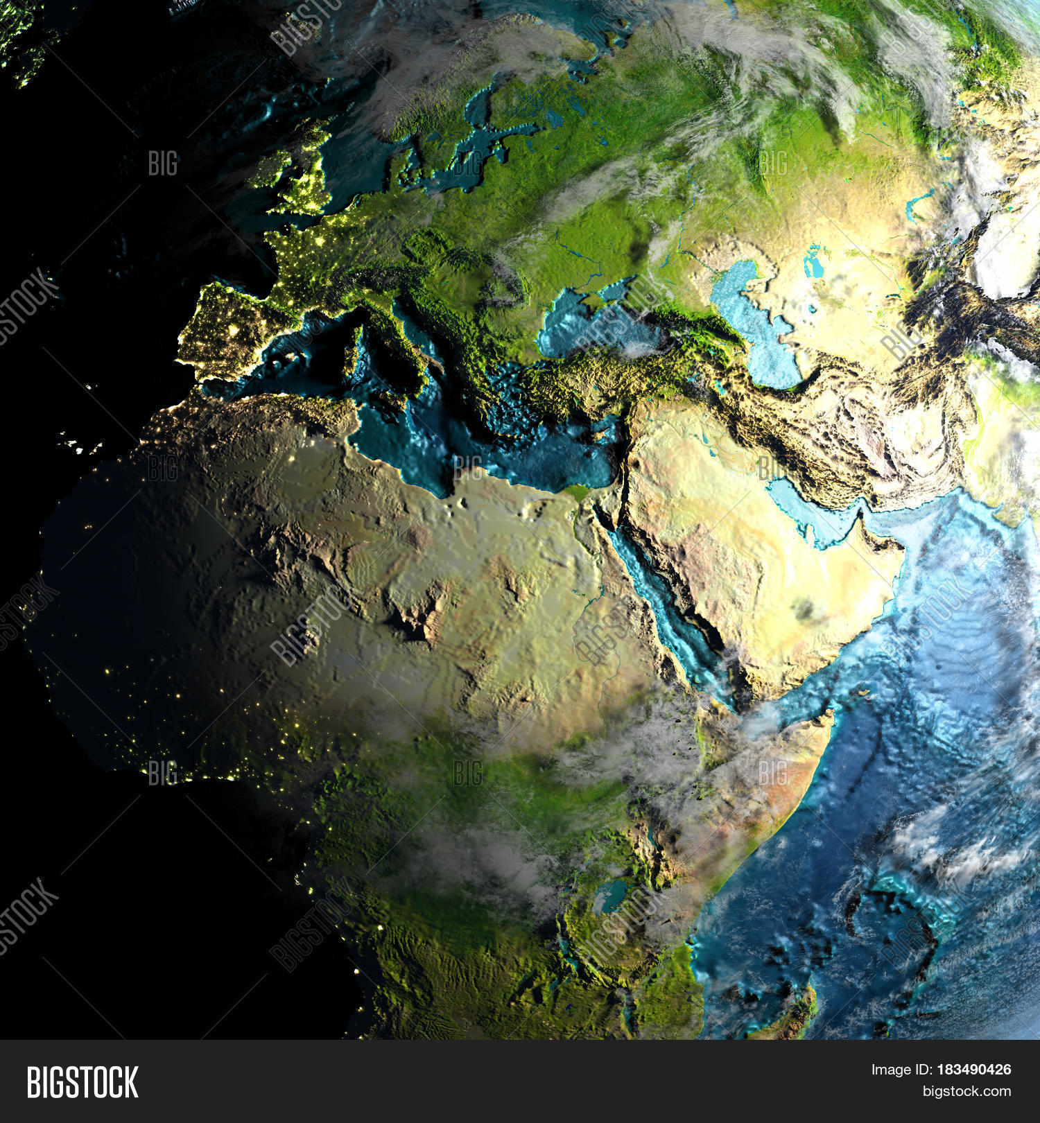 Emea Region On Image & Photo (Free Trial) | Bigstock