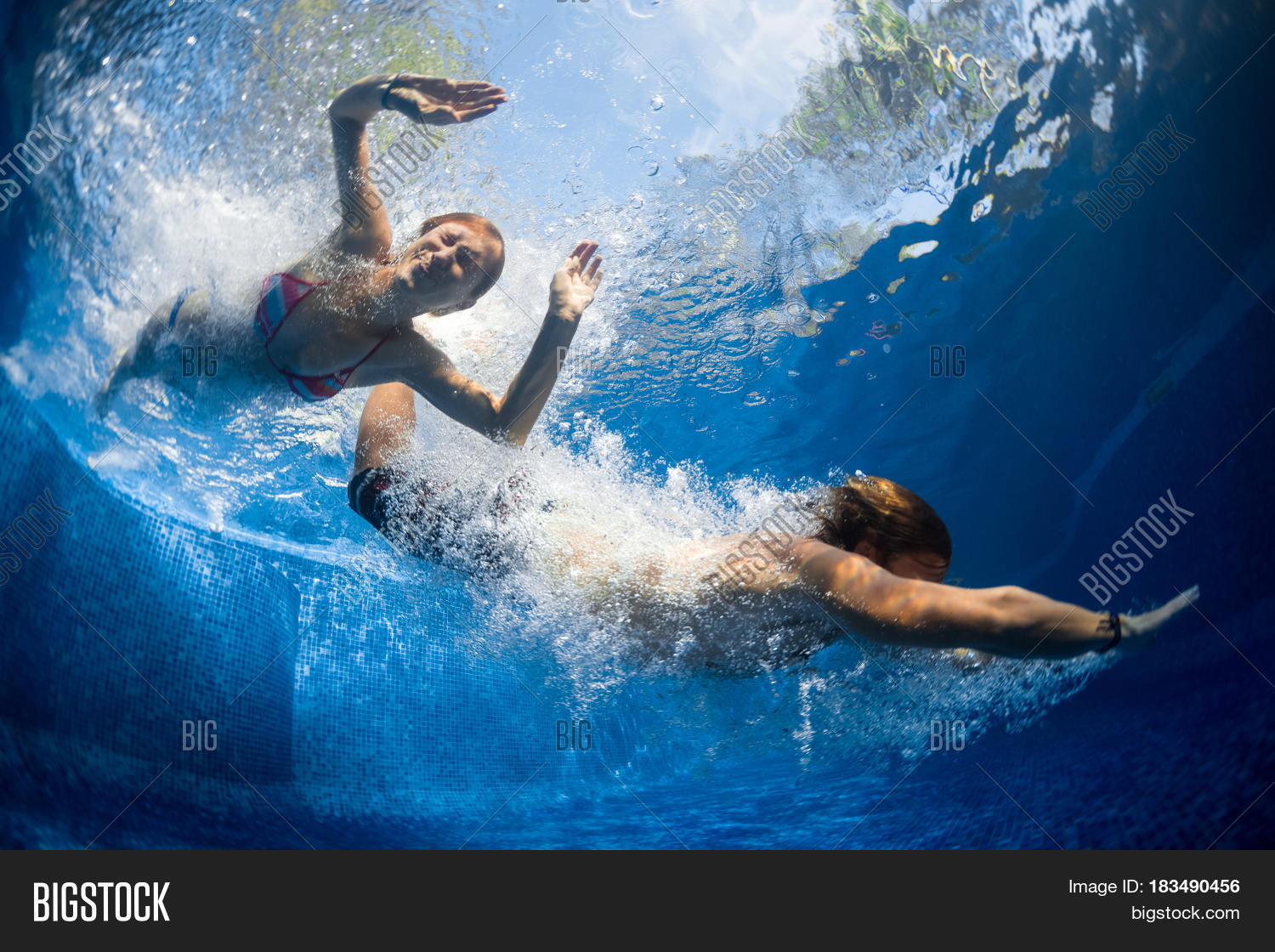 Underwater Shot Couple Image & Photo (Free Trial) | Bigstock