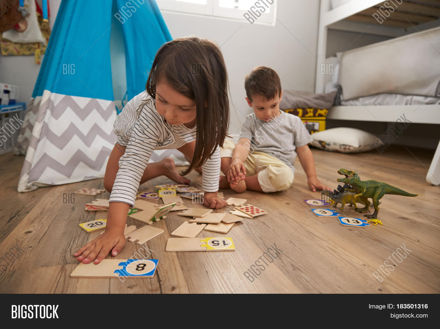 Two Children Playing Image & Photo (Free Trial) | Bigstock