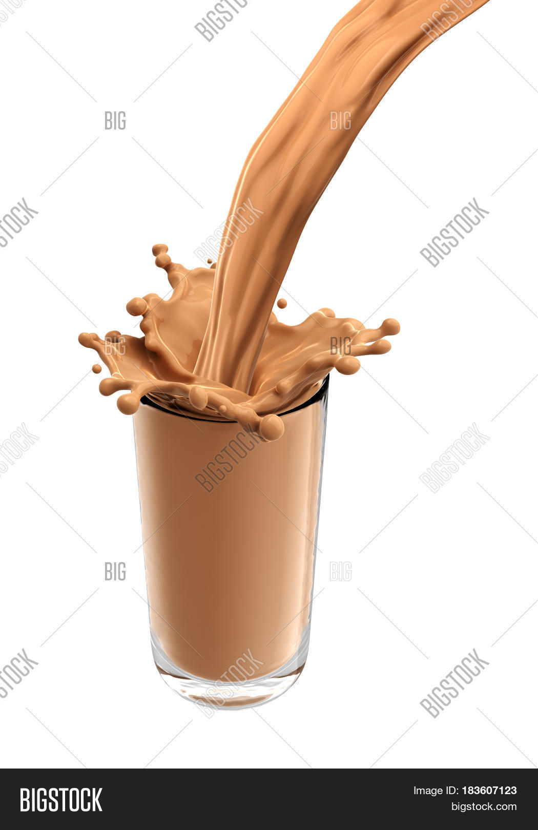 Splash Chocolate Milk Image & Photo (Free Trial) | Bigstock