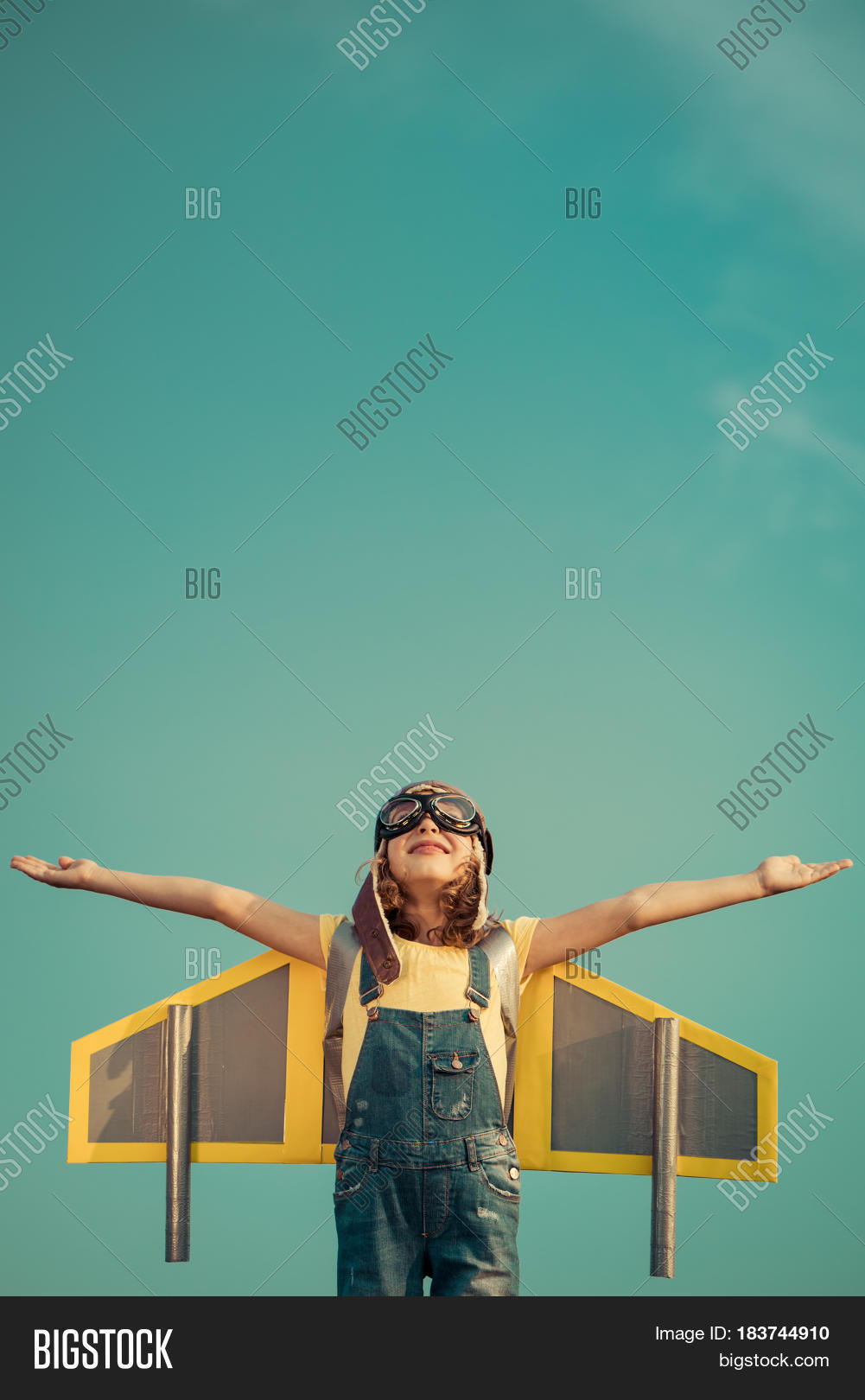 Kid Playing Jet Pack Image & Photo (Free Trial) | Bigstock