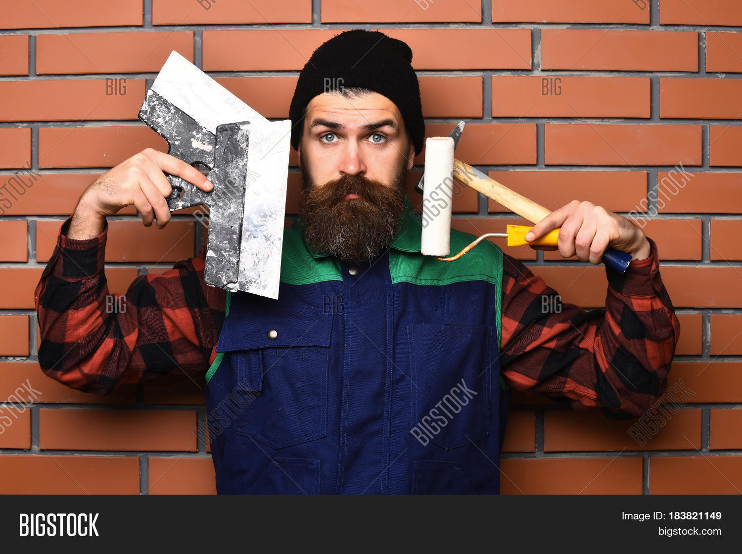 Bearded Painter Man Image & Photo (Free Trial) | Bigstock