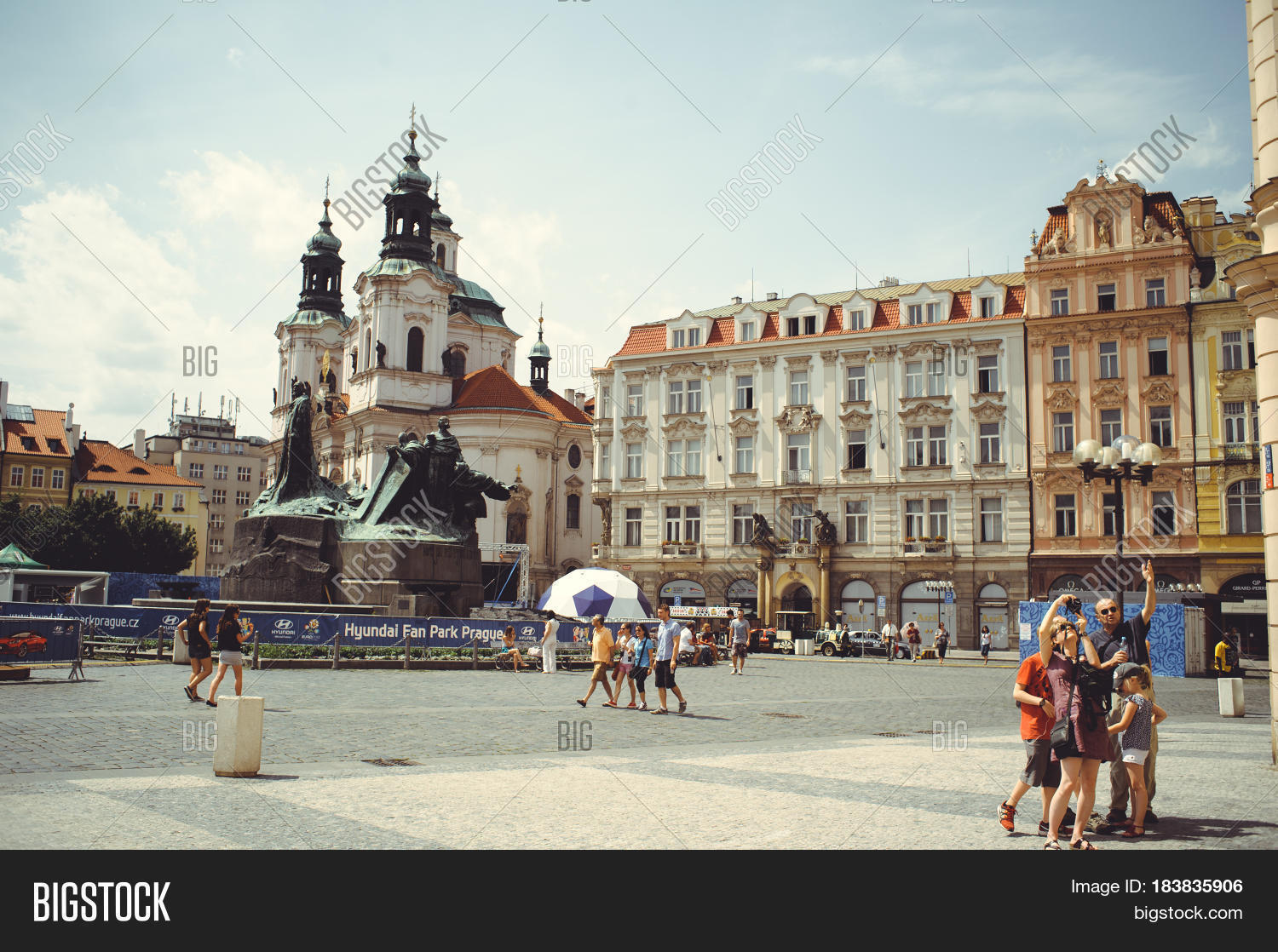Tourist Street Prague Image & Photo (Free Trial) | Bigstock