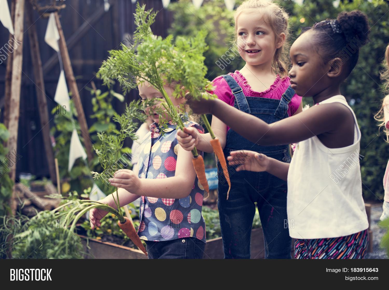 Group Children Field Image & Photo (Free Trial) | Bigstock