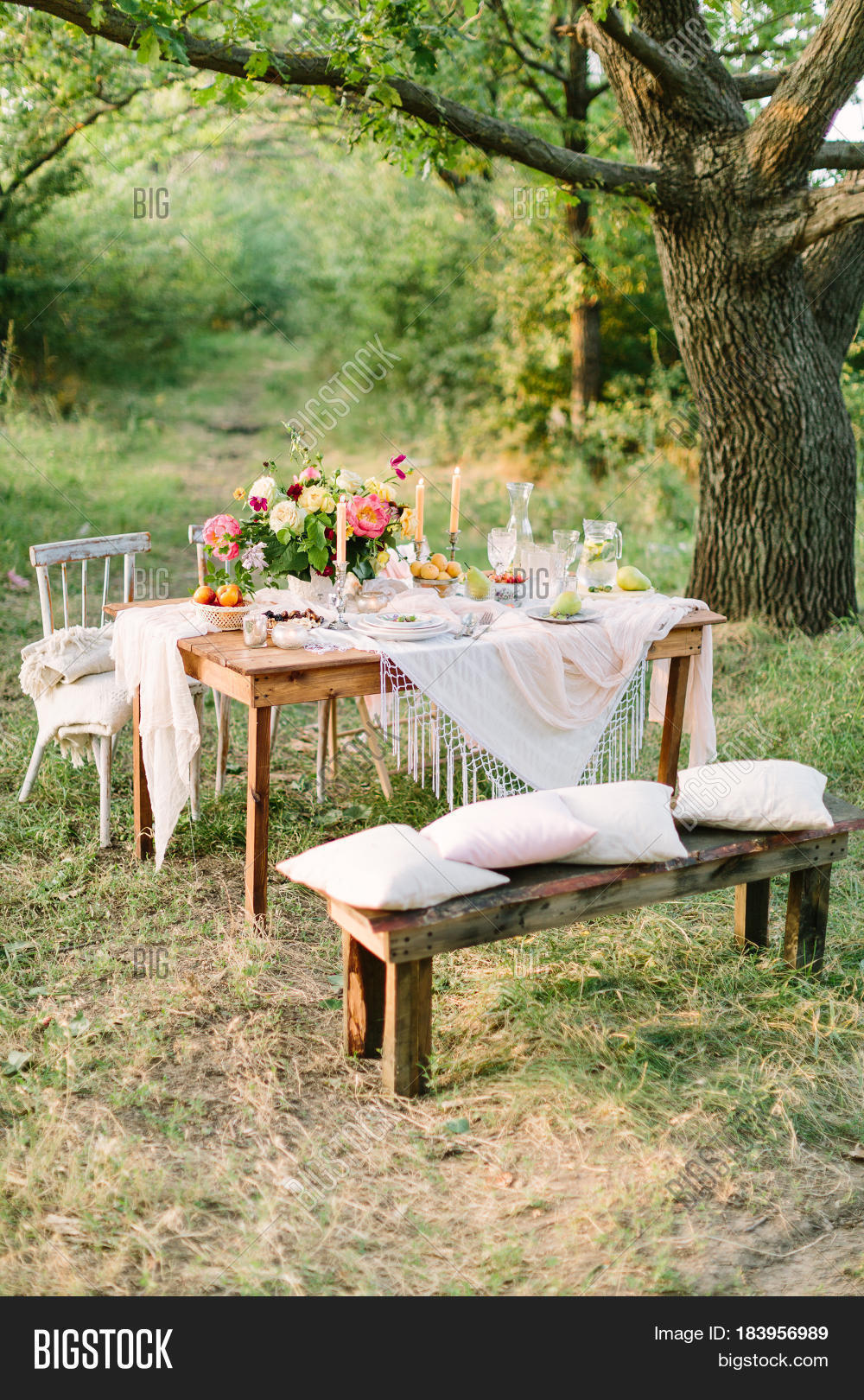 Summer Picnic Table