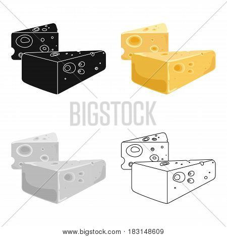 Hard Cheese Icon Vector & Photo (Free Trial) | Bigstock