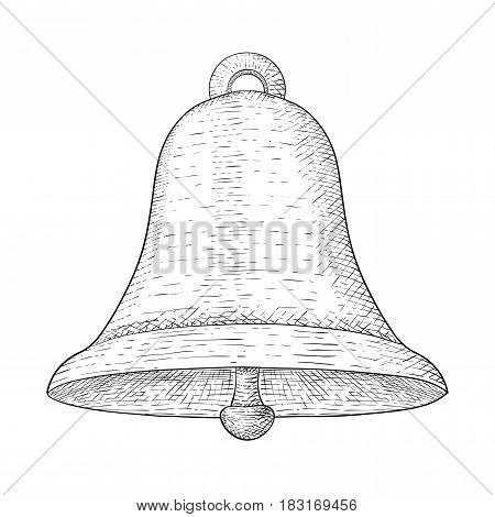 Bell. Hand Drawn Vector & Photo (Free Trial) | Bigstock
