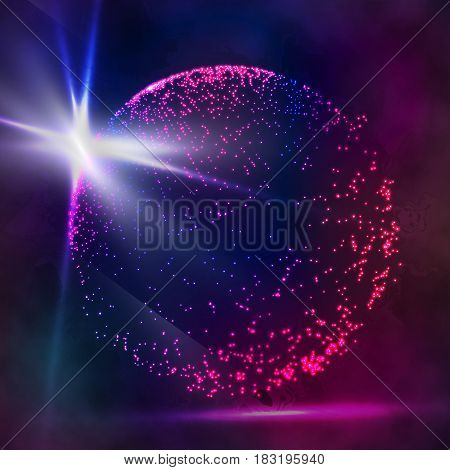 Dots Array Lines. Vector & Photo (Free Trial) | Bigstock