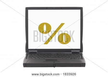 Laptop Percentage Image & Photo (Free Trial) | Bigstock