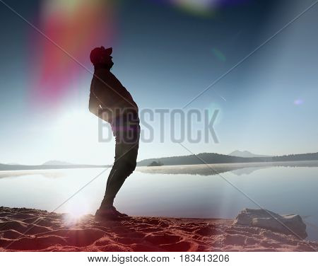 Athlete Man Bending Image & Photo (Free Trial) | Bigstock