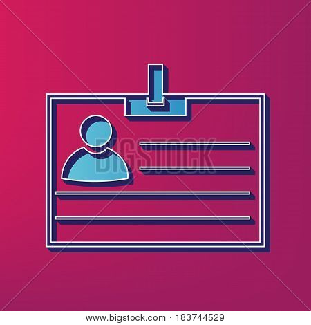 Id Card Sign. Vector Vector & Photo (Free Trial) | Bigstock