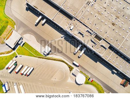 Aerial View Warehouse Image & Photo (Free Trial) | Bigstock
