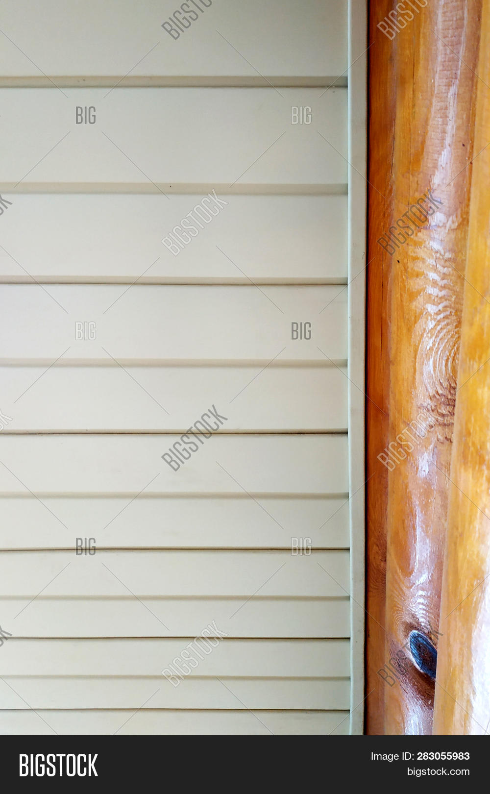 Yellow Wood Siding Texture