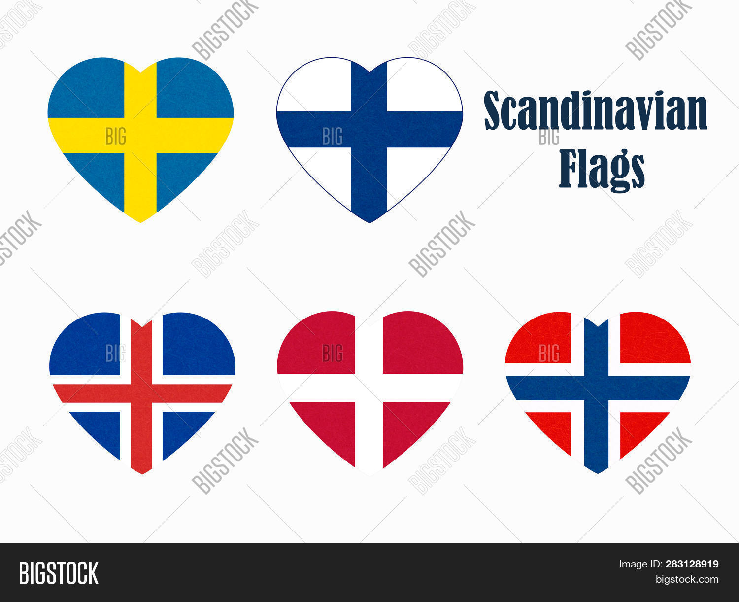 Imagen y foto Flags Scandinavia (prueba gratis) | Bigstock
