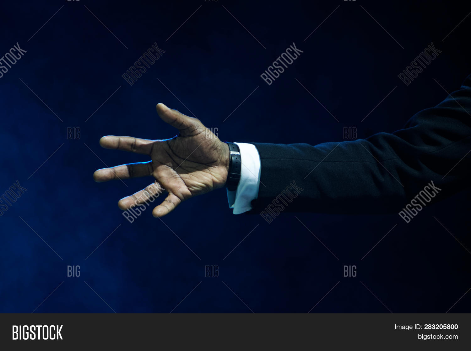 Hand Black Man Open Image & Photo (Free Trial) | Bigstock