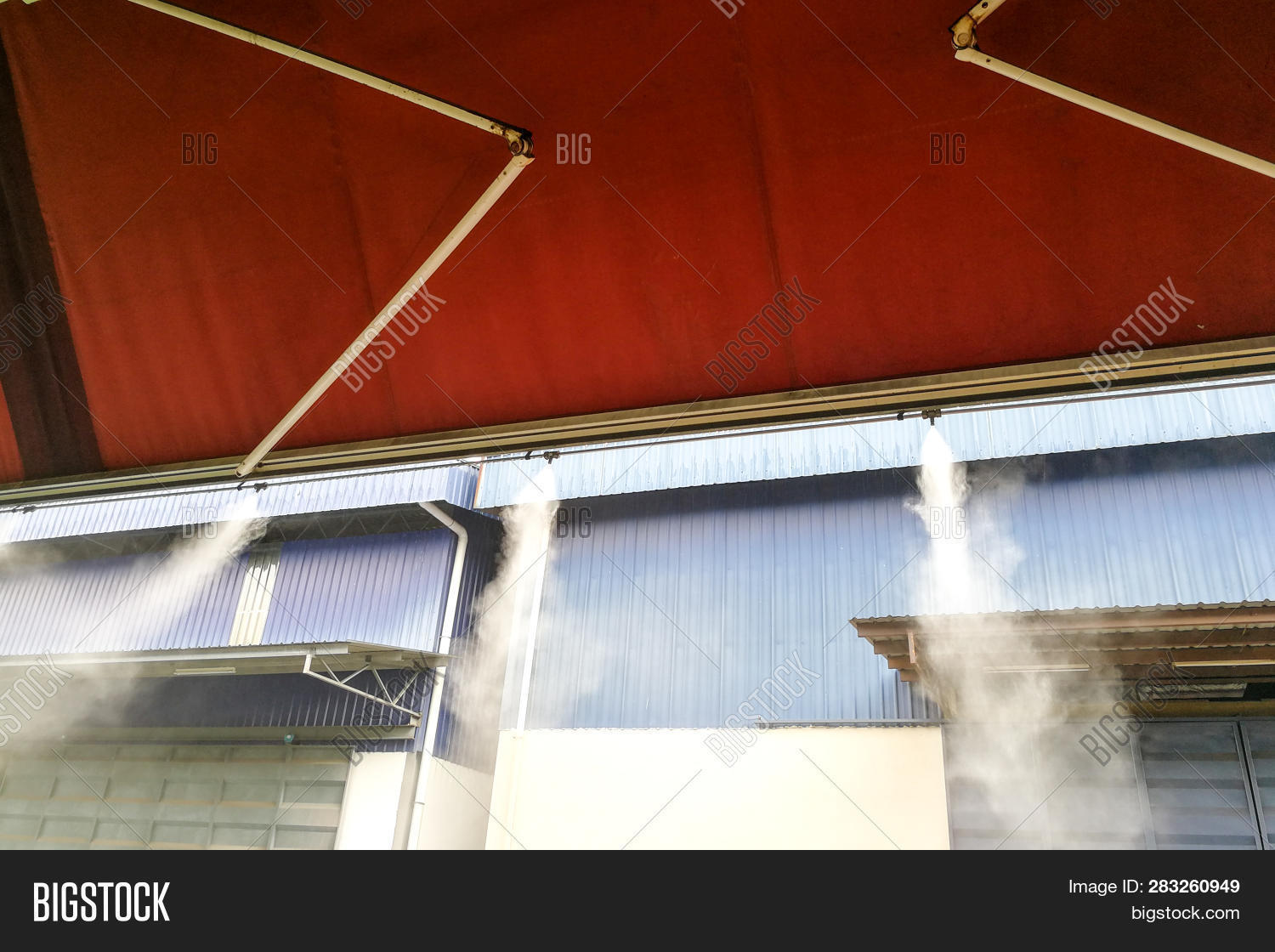 Water Mist Cooling Image & Photo (Free Trial) | Bigstock