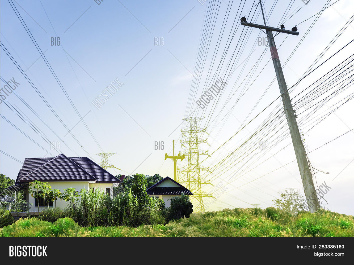 Background Electricity Image & Photo (Free Trial) | Bigstock
