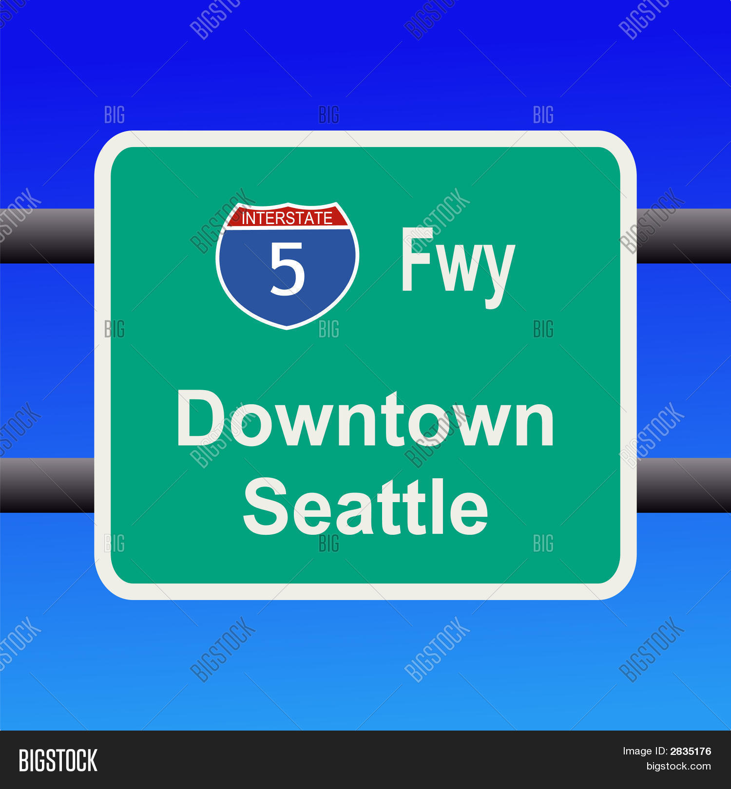 Interstate Seattle Image & Photo (Free Trial) | Bigstock