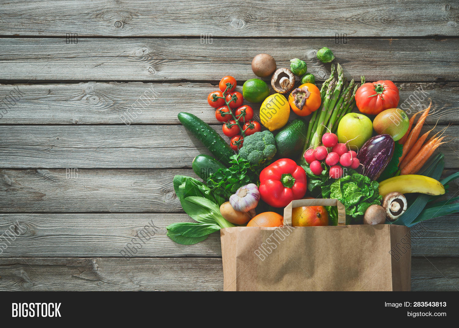 Healthy Food Selection Image & Photo (Free Trial) | Bigstock