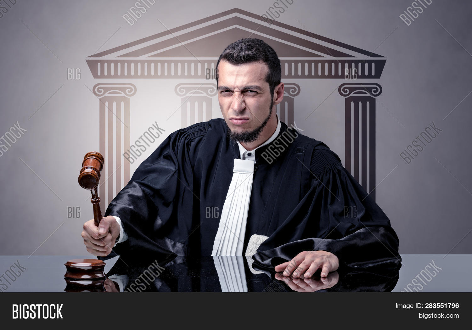 Young Judge Front Image & Photo (Free Trial) | Bigstock