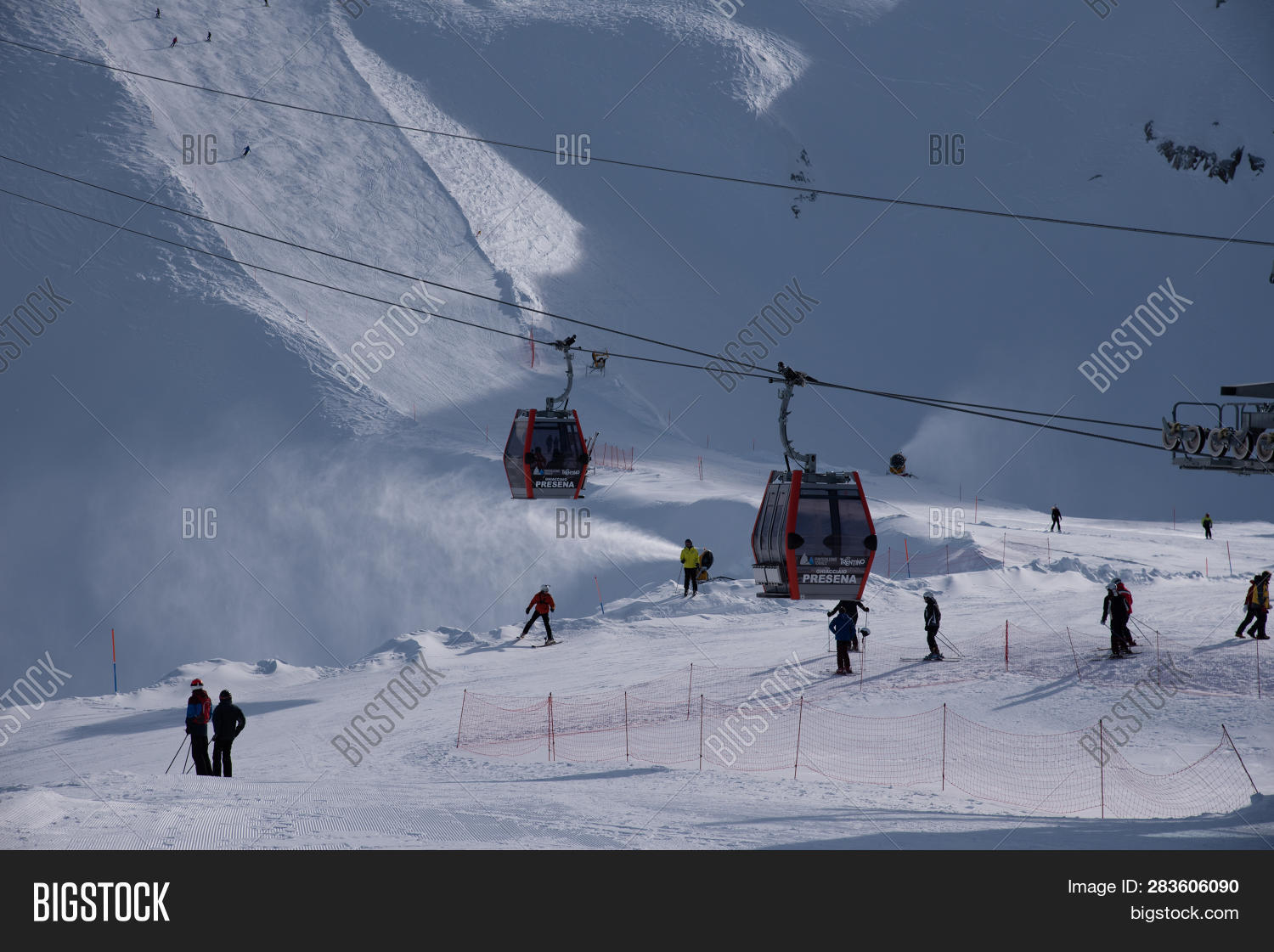 People Skiing Near Image & Photo (Free Trial) | Bigstock