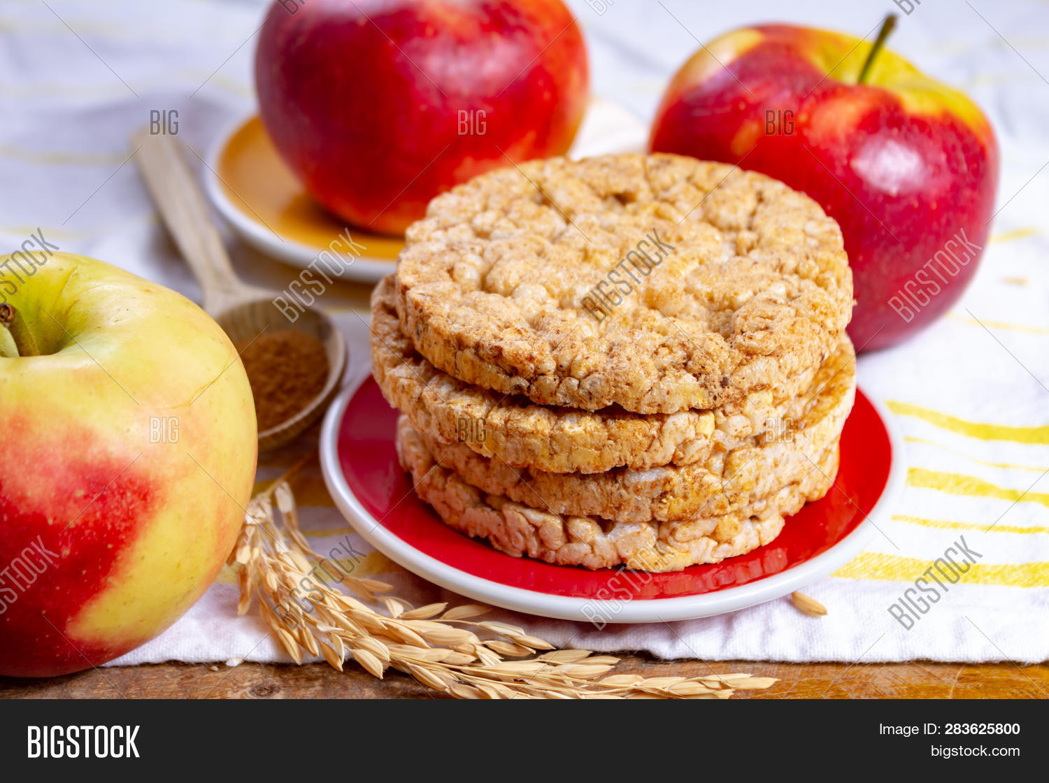 Round Rice Crackers Image & Photo (Free Trial) | Bigstock