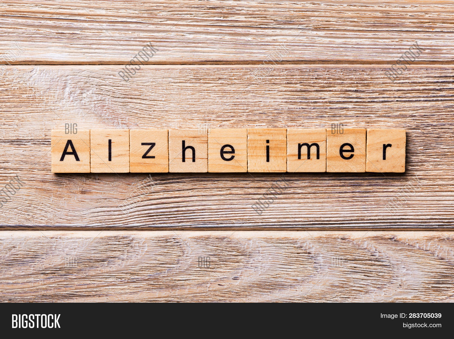 Imagen y foto Alzheimer Word (prueba gratis) | Bigstock