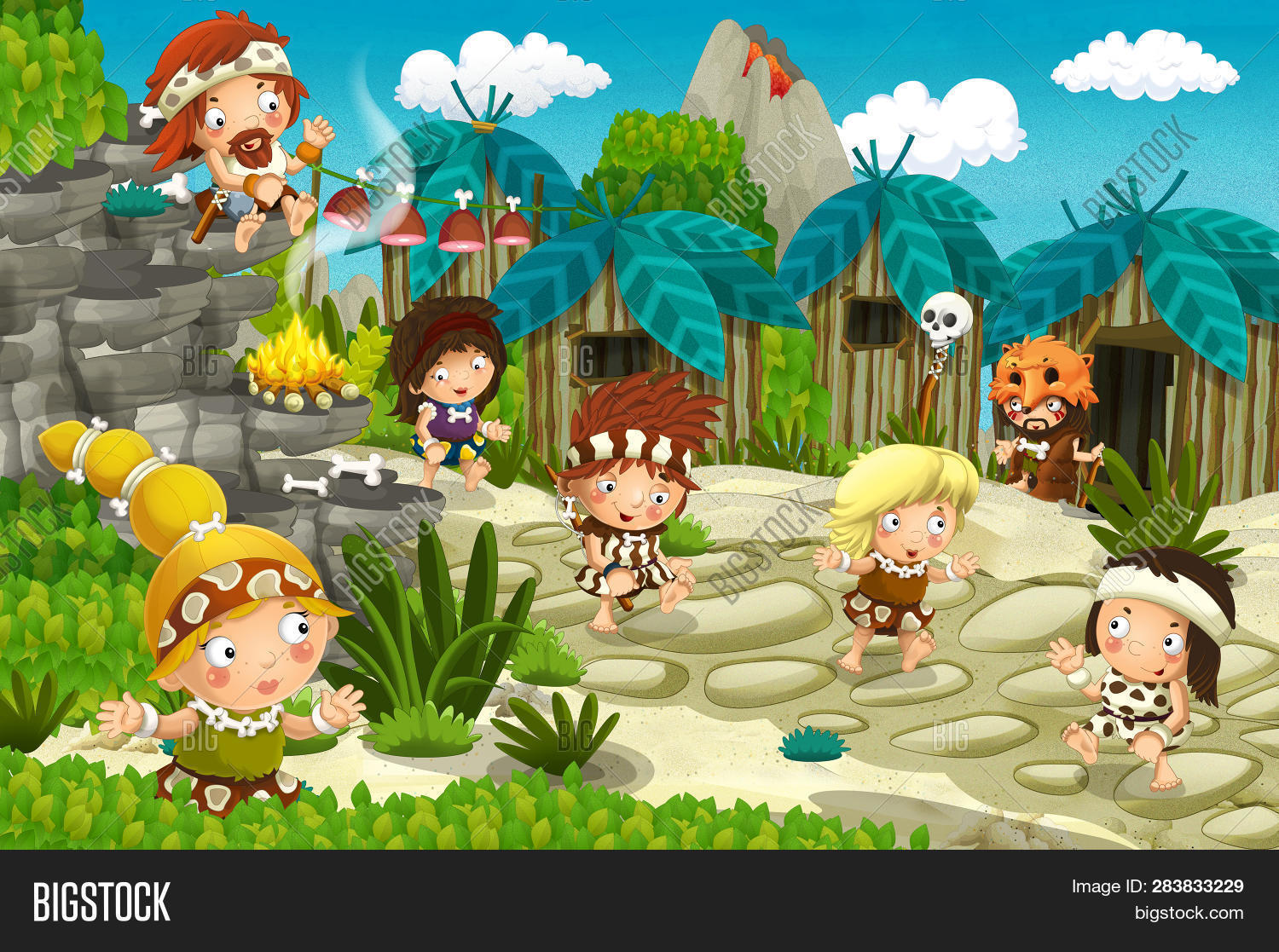 Cartoon Caveman Image & Photo (Free Trial) | Bigstock