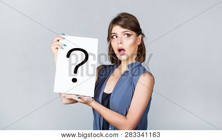 Girl Question. Woman Image & Photo (Free Trial) | Bigstock
